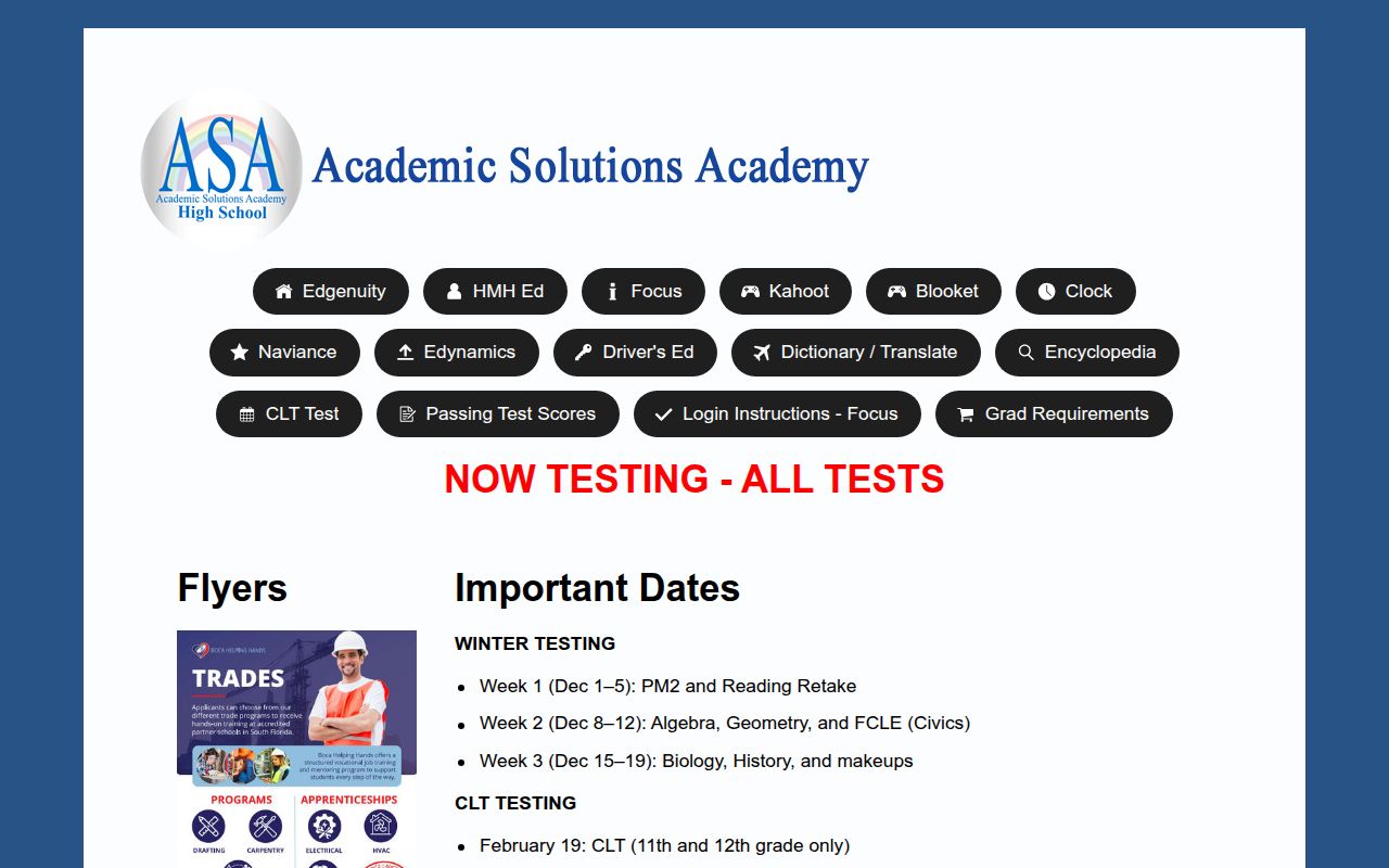 ASA Student Resources